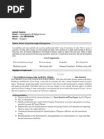 Sap SD Freshers Resume With Domain Experience | PDF | Sales | Sap Se