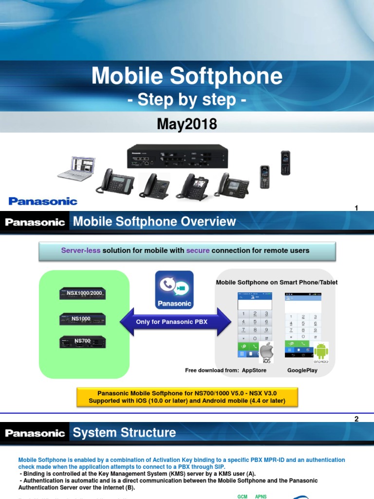 Panasonic Mobile Softphone Guide | PDF | Session Initiation Protocol | Ios