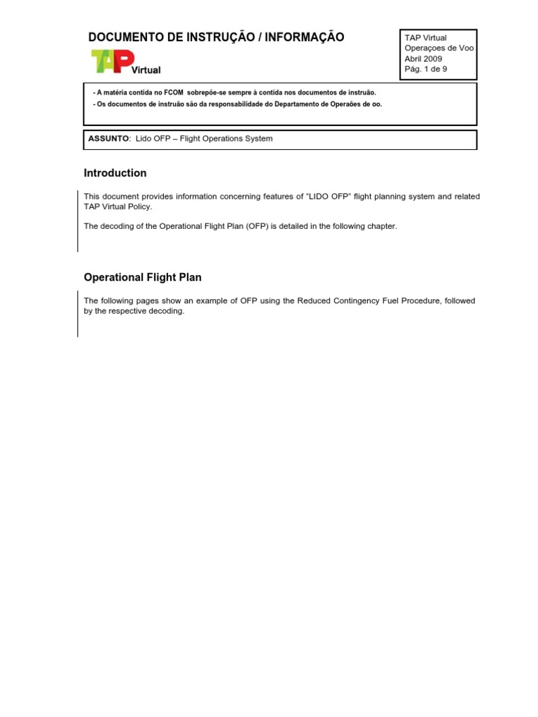 OFP Tutorial | PDF | Airport | Air Traffic Control