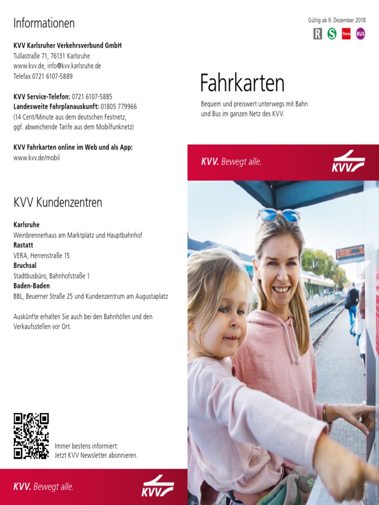 KVV Flyer Fahrkarten 2019 | PDF