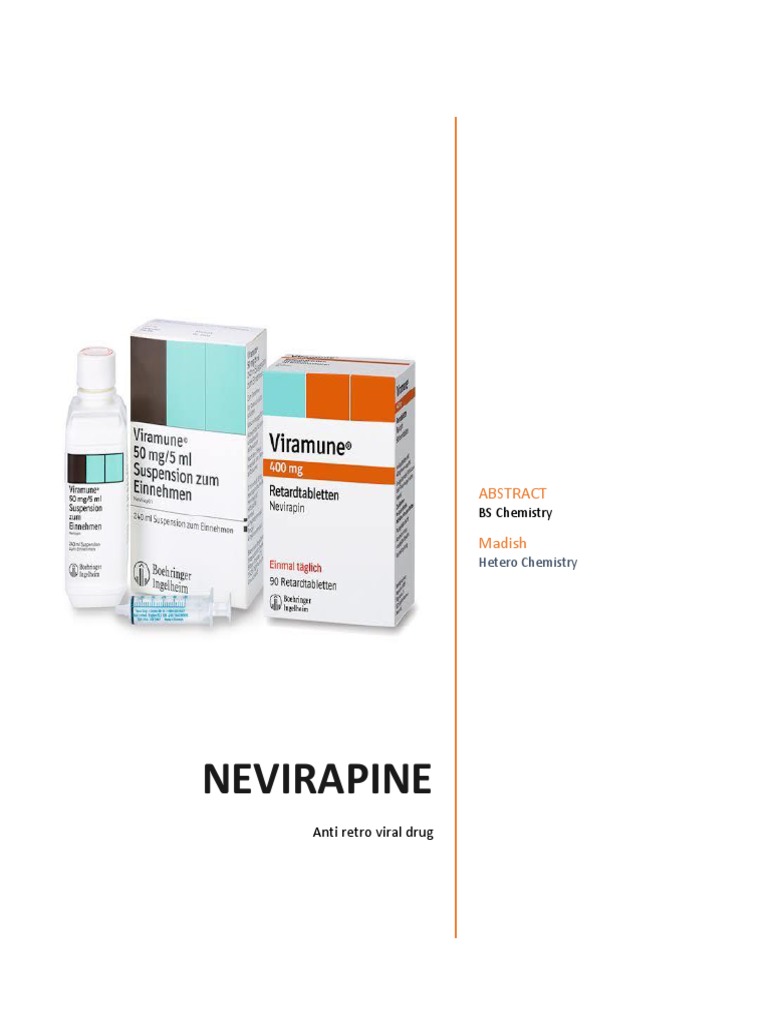 Nevirapine Drug . | PDF | Management Of Hiv/Aids | Hiv/Aids