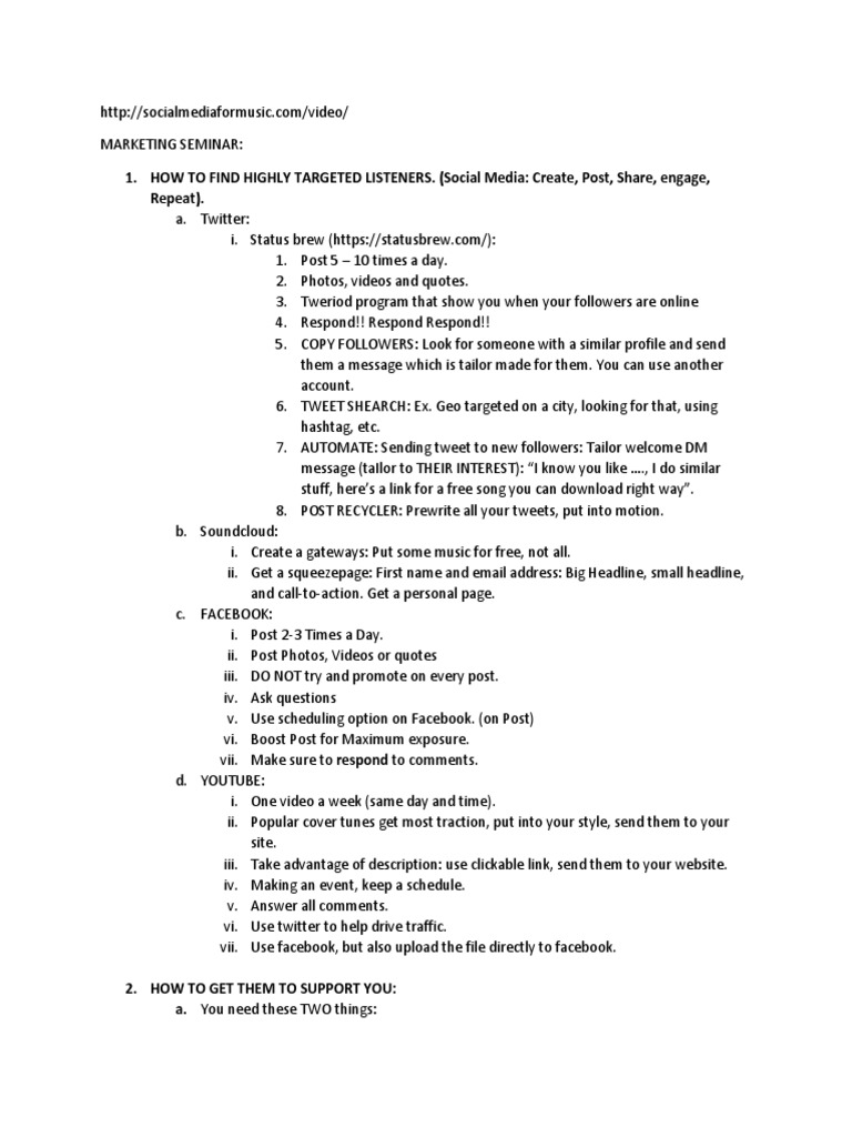 Omari MC Webinar | PDF | Word Press | Facebook