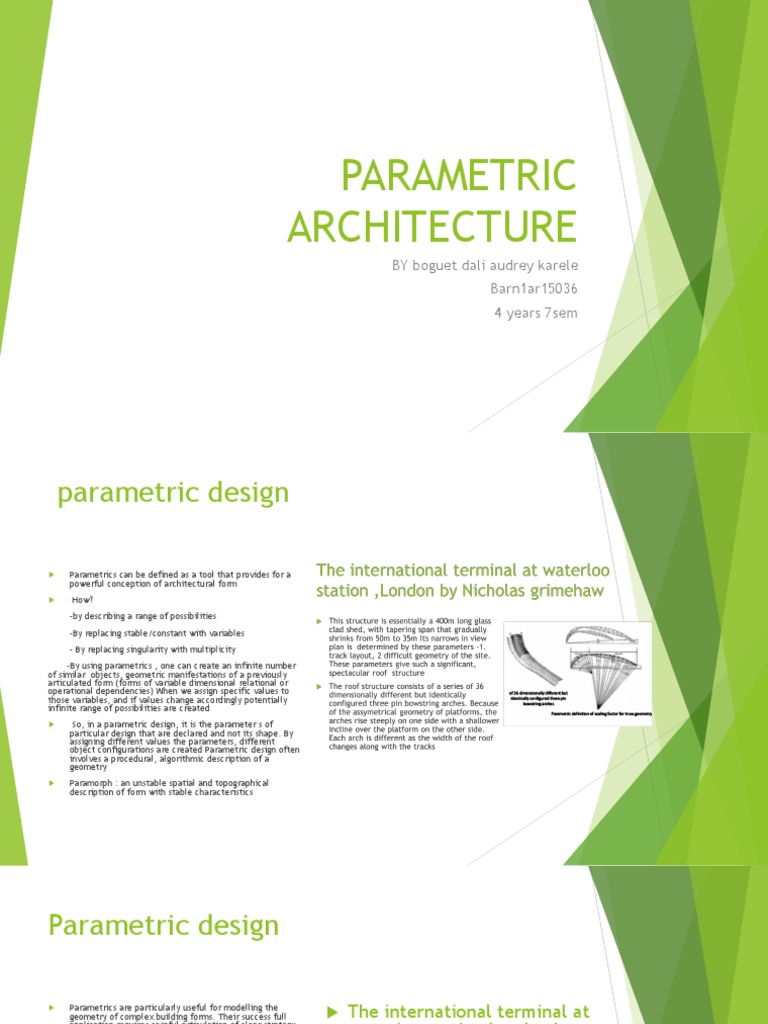 Parametric Architecture | PDF | Shape | Geometry