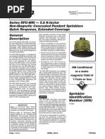 Tyco RFII Concealed Sprinkler Overview | PDF | Fire Sprinkler System ...