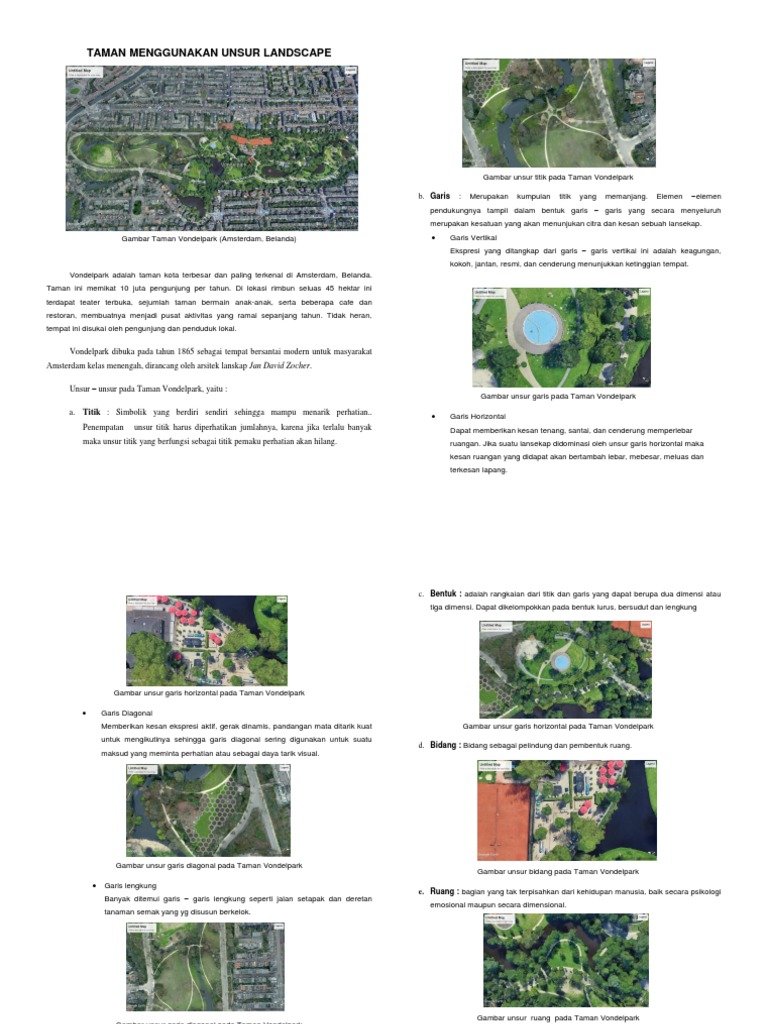 Taman Menggunakan Unsur Landscape | PDF
