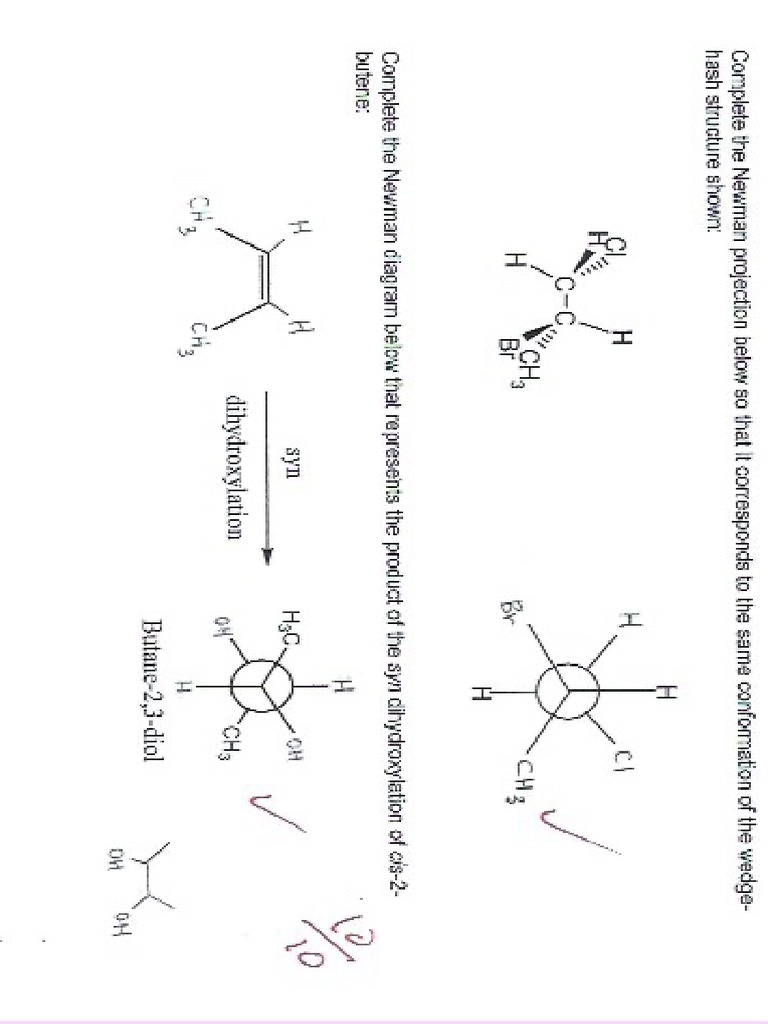 Chem 353 Molecular Models Quiz | PDF