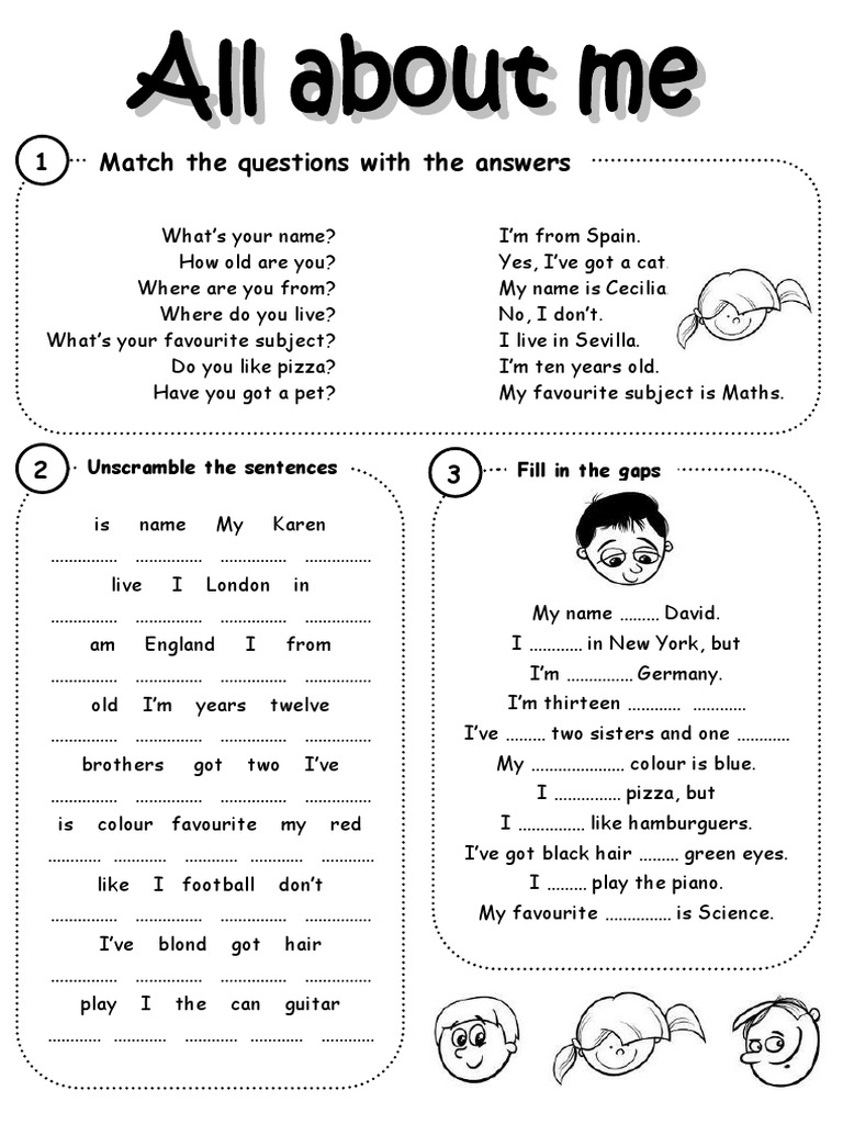 All About Me PDF | PDF