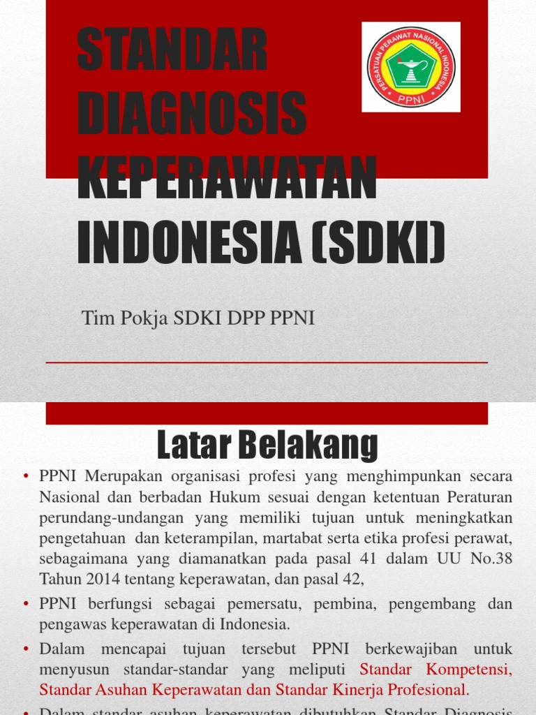 7 Standar Diagnosis Keperawatan Indonesia (SDKI) | PDF