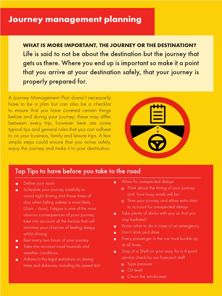 Essential Journey Management Tips | PDF | Transport