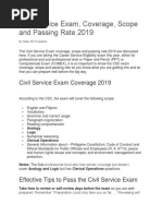 Civil Service Exam Sample Questions | PDF | Government