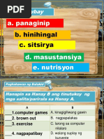Cot Iplan 2ND QRT Filipino 4 Kaantasan NG Pang-Uri | PDF