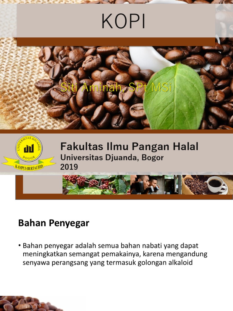 Pengenalan Kopi 2019 | PDF