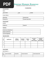DHP CV Format for Qatar Jobs | PDF