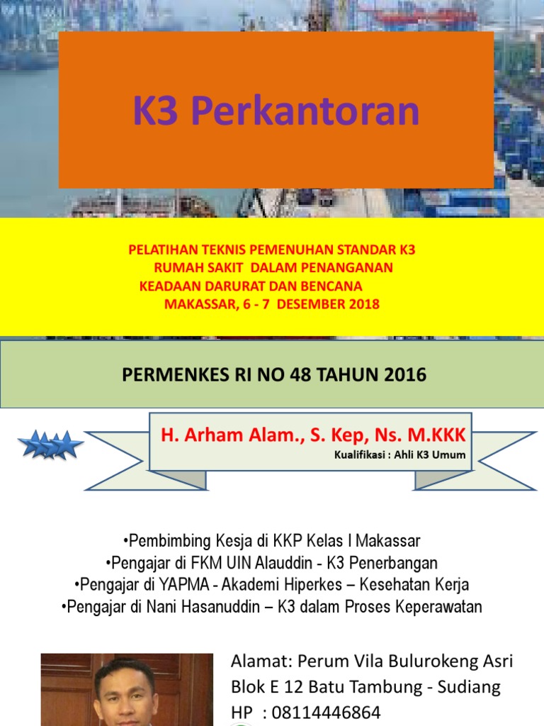 K3 Perkantoran Pdf
