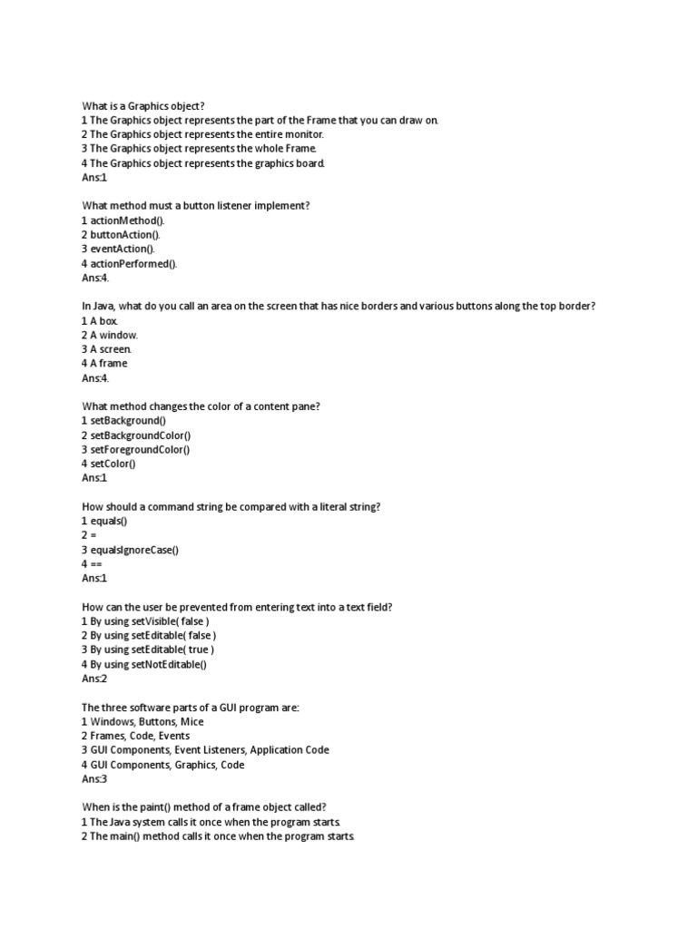 Mcq Exam Tcld Pdf Array Data Structure Class Computer Programming