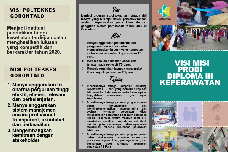 Visi Misi Program Studi Diii Kep Leaflet | PDF