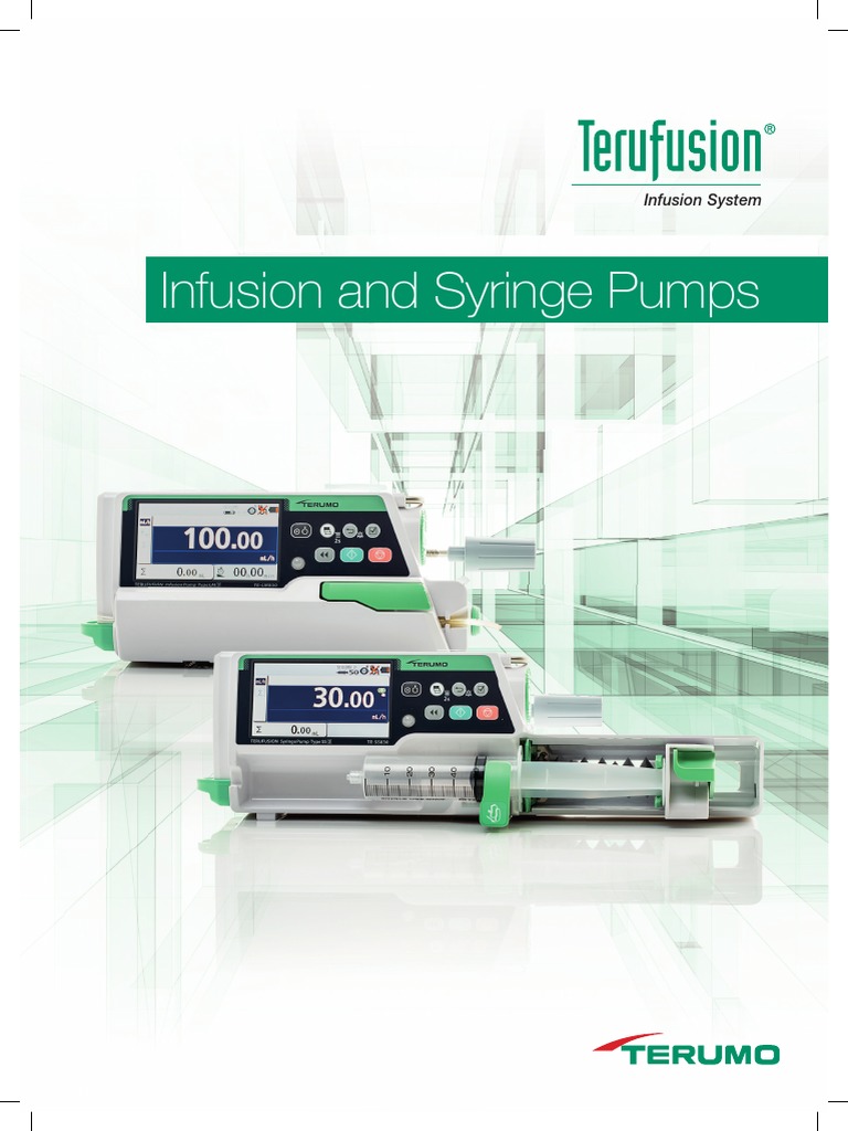 Terufusion Pump 2019 Brochure A PDF | PDF | Intravenous Therapy | Syringe