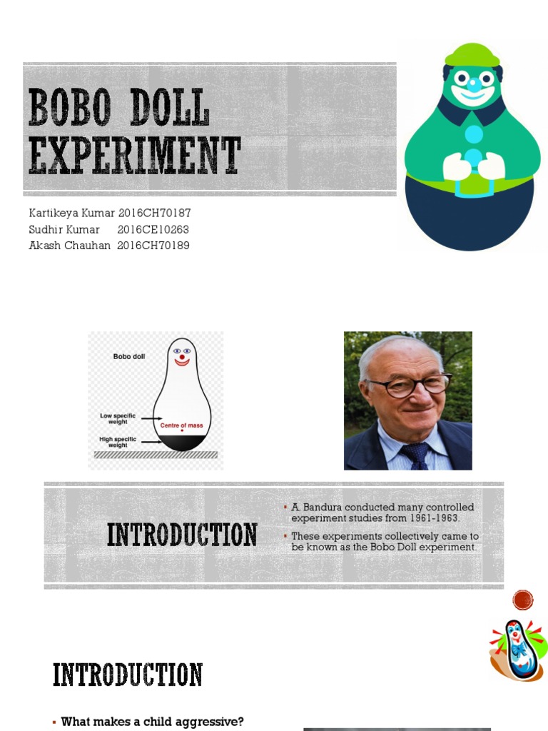 BOBO Doll Experiment-1 | PDF | Aggression | Action (Philosophy)