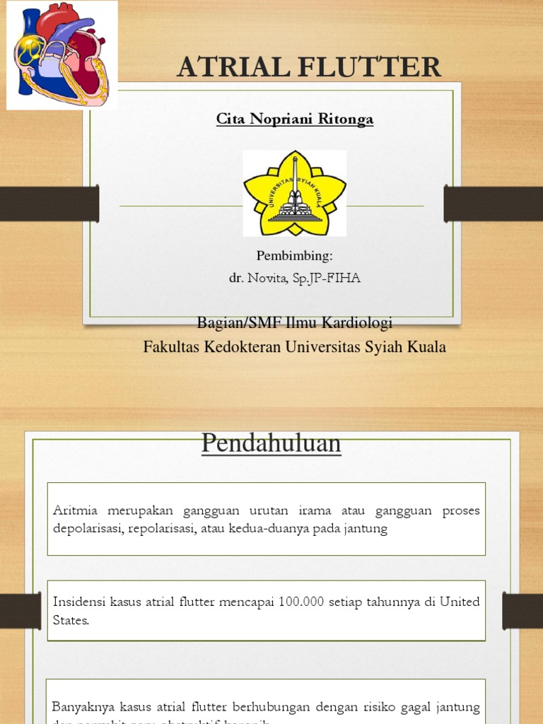 Slide Atrial Flutter | PDF