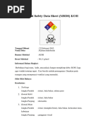 Material Safety Data Sheet (MSDS) H2SO4 | PDF
