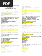 CS414B - TRACNGHIEM - NET -OOP - Đề | PDF