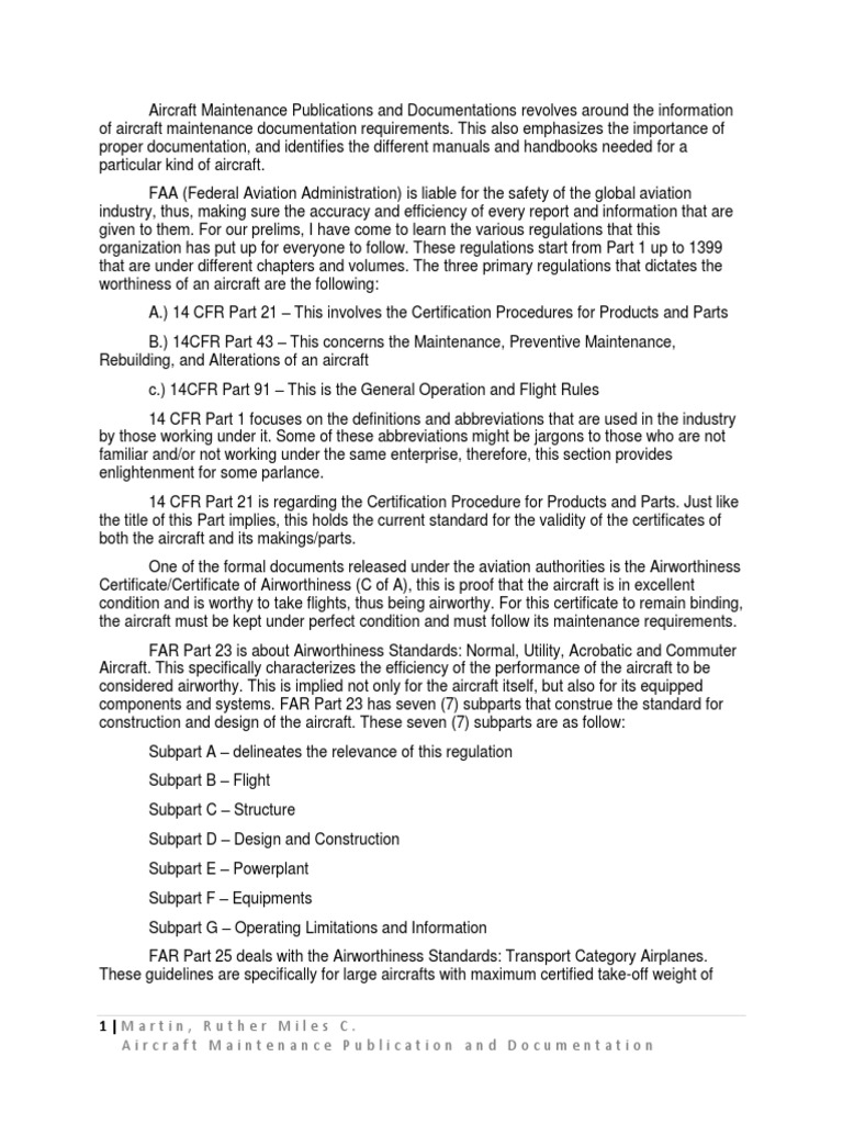 Aircraft Documentation and Publication | PDF | Aerospace | Aviation