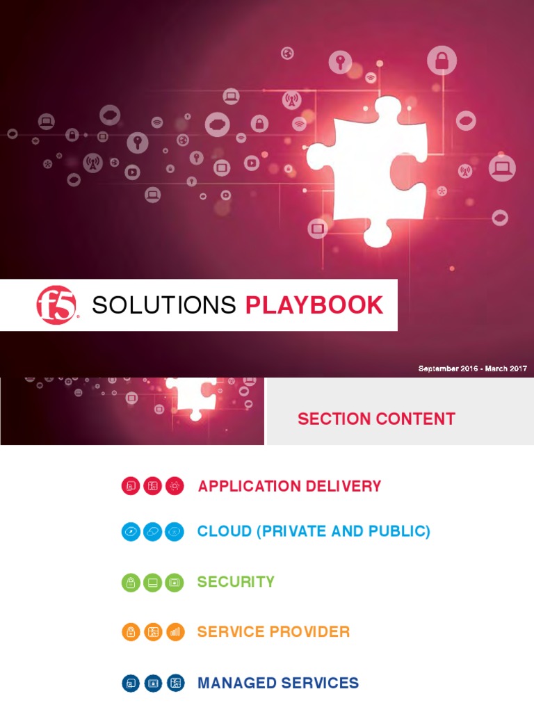 F5 Solutions Playbook September 2016 PDF | PDF | Desktop Virtualization ...