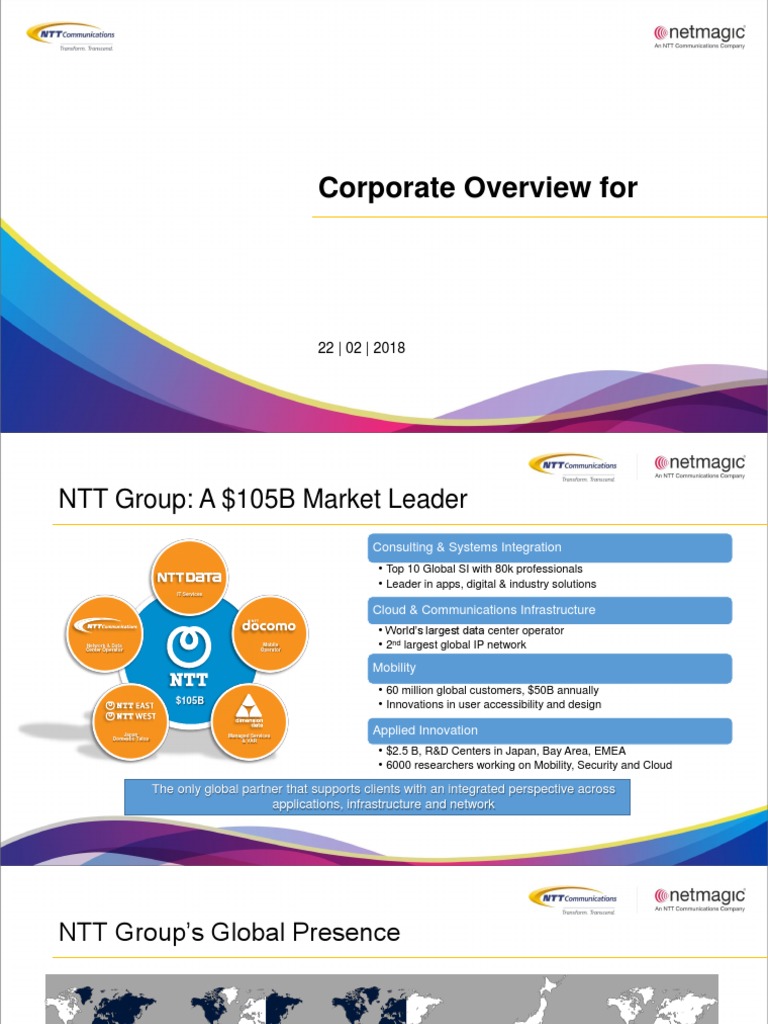 Corporate Overview - Netmagic - NTTCI | Download Free PDF | Cloud Computing | Computer Network
