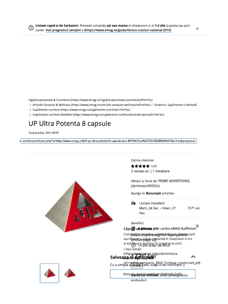 UP Ultra Potenta 8 Capsule | PDF