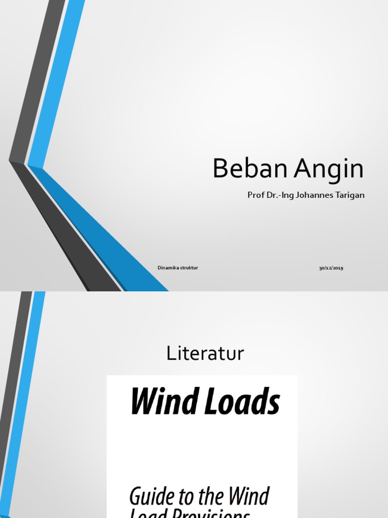 Beban Angin | PDF | Chemical Engineering | Applied And ...