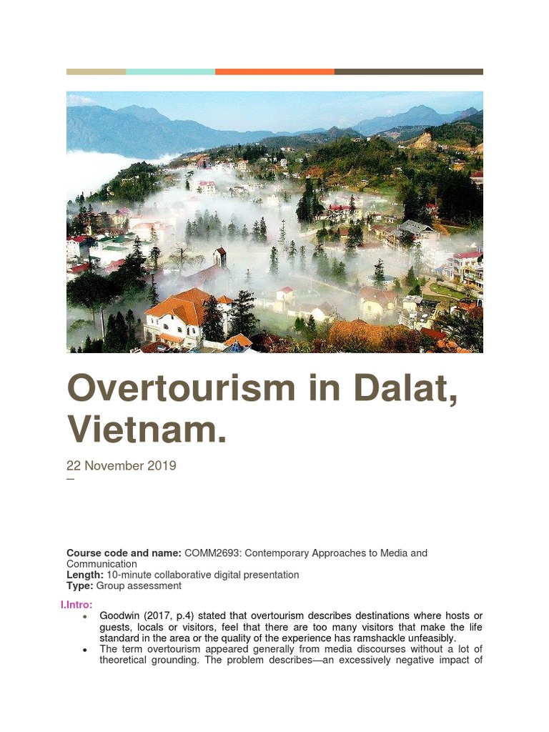 Overtourism Issue Analysis. | PDF | Tourism | Tourism And Leisure
