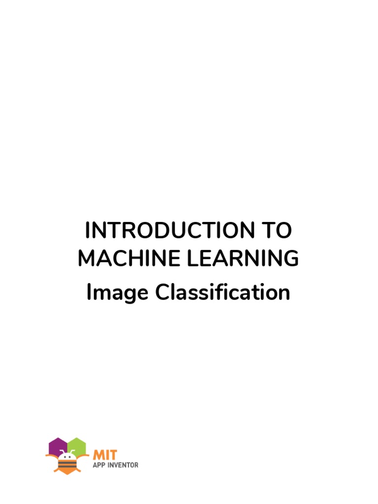 Image Classification Teacher Guide | PDF | Statistical Classification | Computer Vision