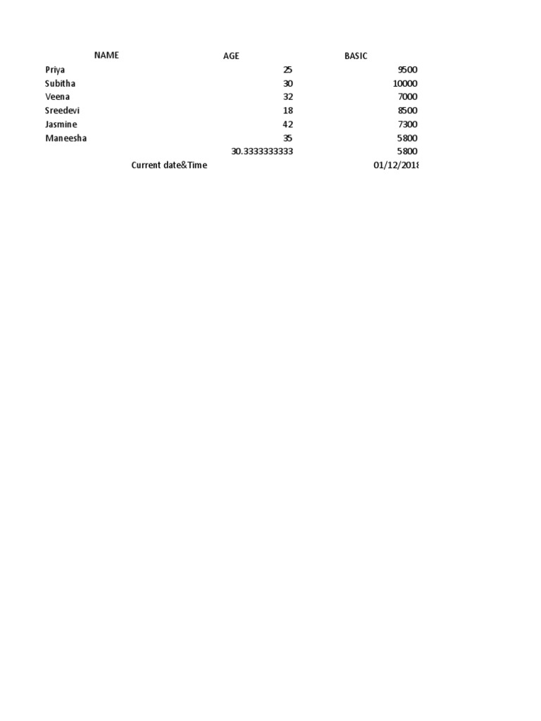 Office Excel Abi | PDF