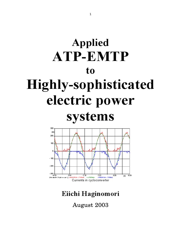 ATPDraw Ebook | PDF | Transformer | Capacitor