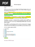 HTML Lesson Plan: Learning Objectives | PDF | Html | World Wide Web