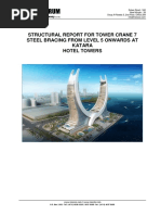 Design Calculations Tower Crane Foundation - Rev-C | PDF | Strength Of ...