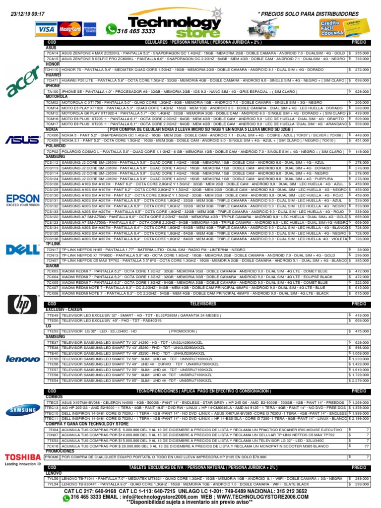 Tecnology Store PDF | PDF | Dell | Lenovo