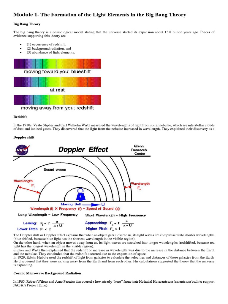 Module 1&2 Physci | PDF | Stars | Redshift