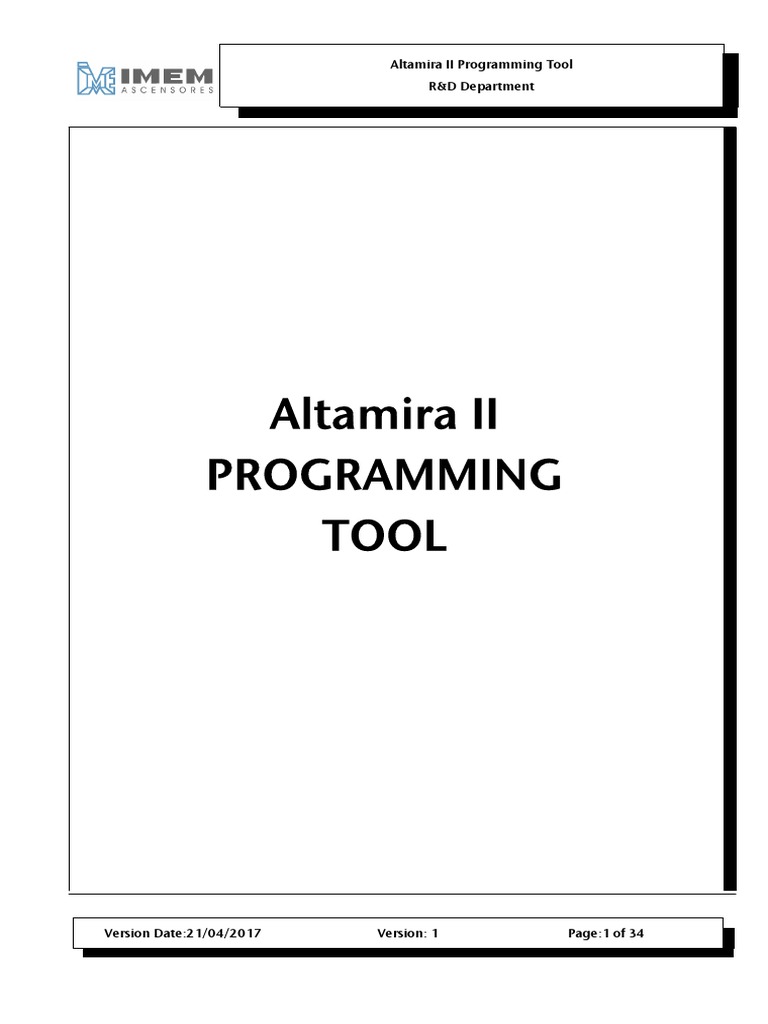 AL1 Programmer 2017 | PDF | Menu (Computing) | Elevator