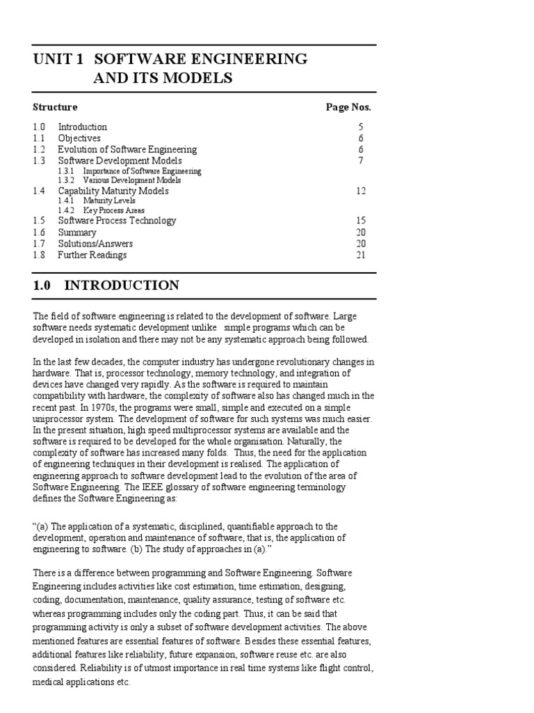mcs-034 | Software Development Process | Software