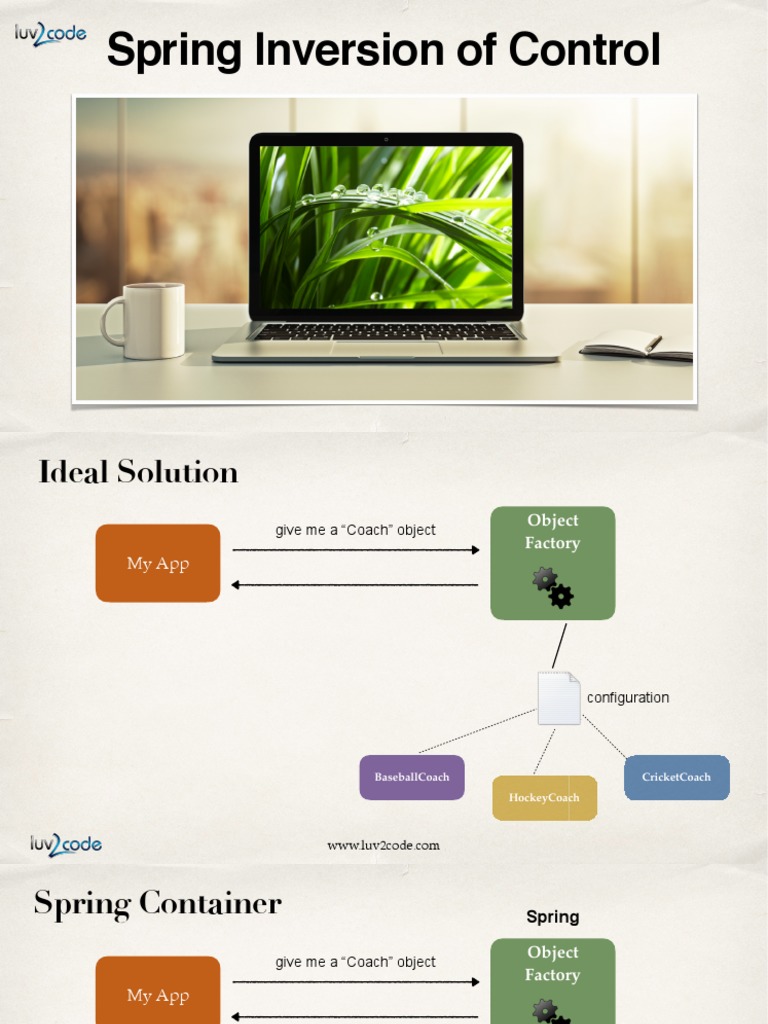 12 Spring Ioc Basics Overview | PDF | Java Platform | Software Design