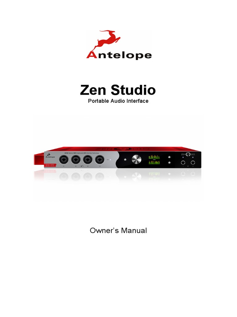 Zen Studio Online Manual Changes Last | PDF | Usb | Microphone