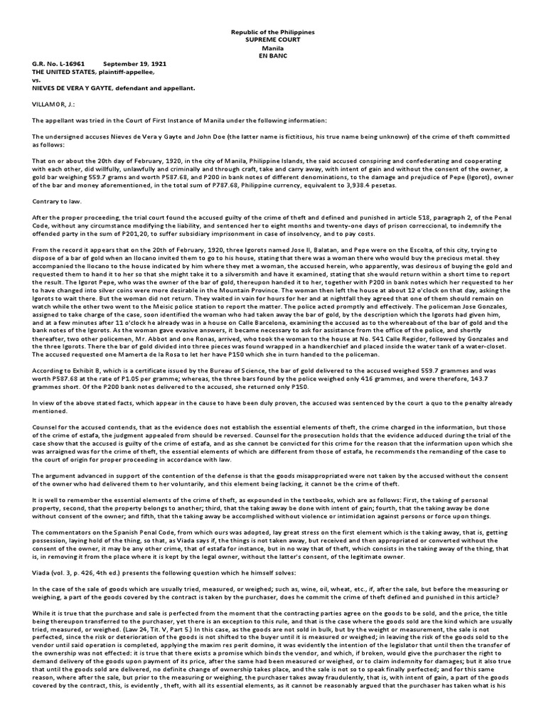 Estafa Cases 2 | PDF | Larceny | Theft