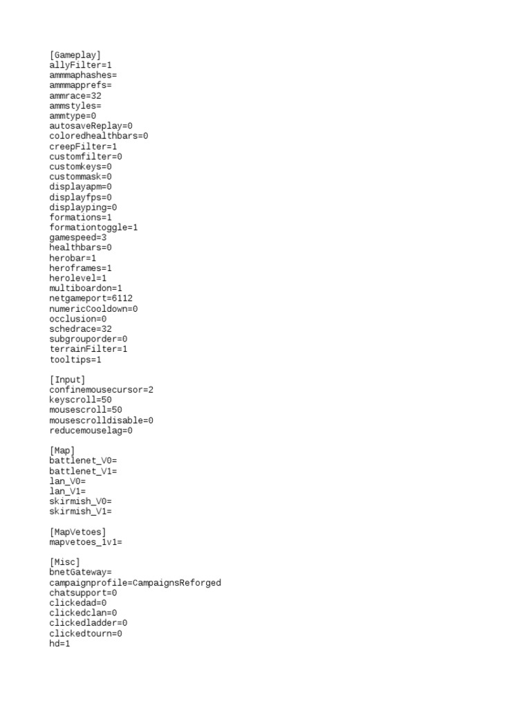 Gameplay and Settings Configuration Guide | PDF | Computers