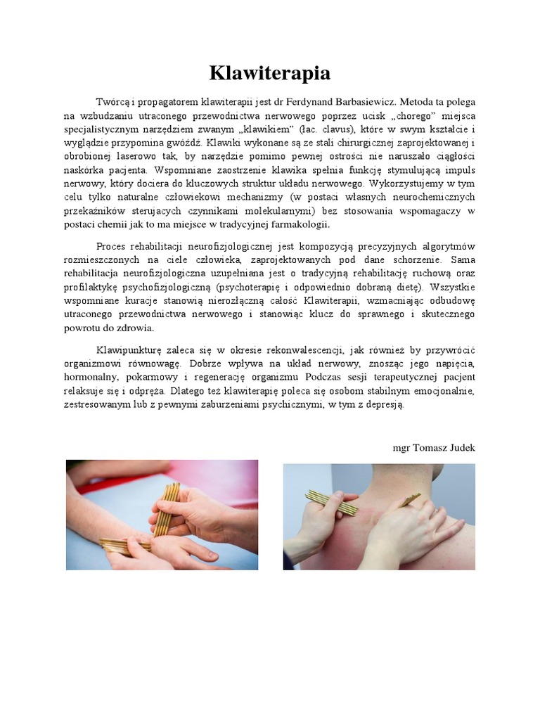 Klawiterapia | PDF