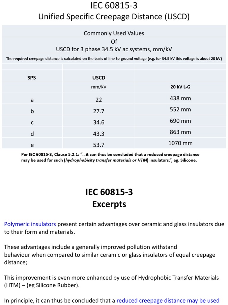 IEC 60815-3 On USCD | PDF