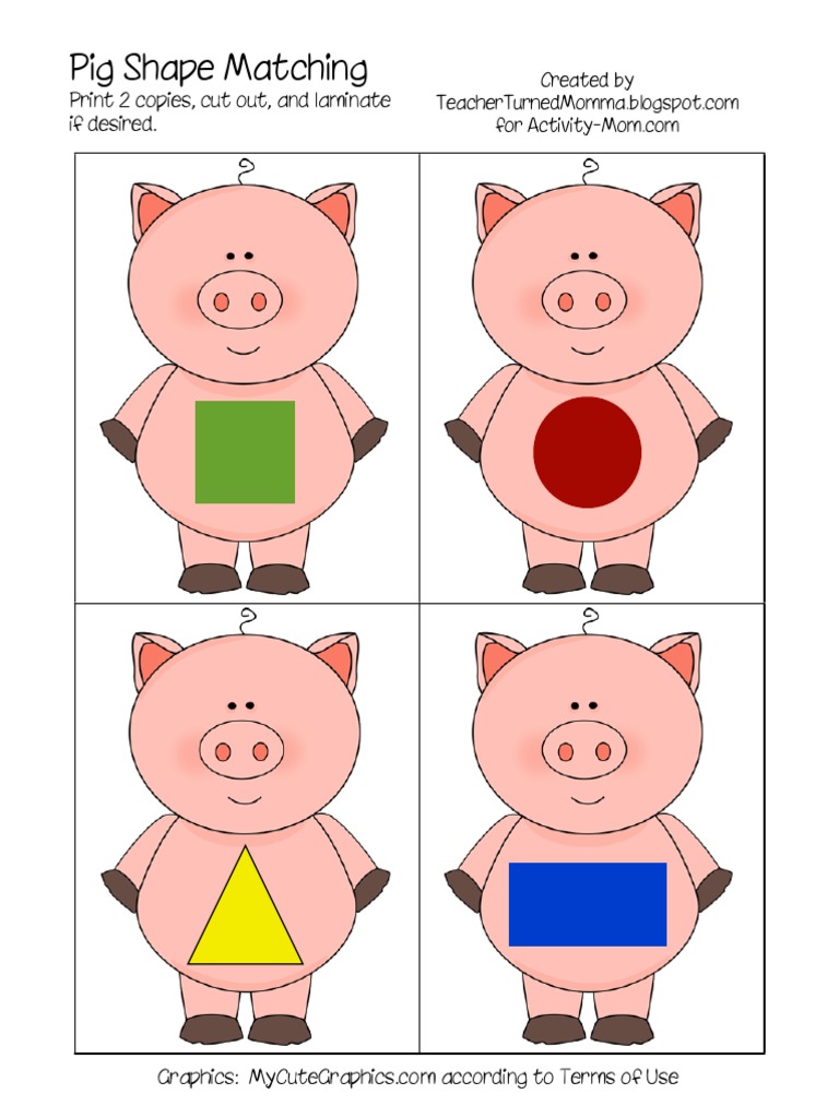 Pig Shape Matching | PDF