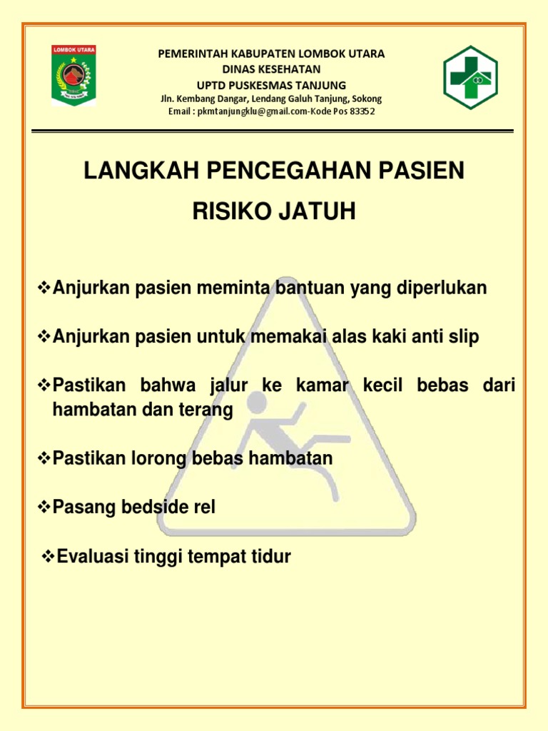 Poster Pencegahan Risiko Jatuh | PDF