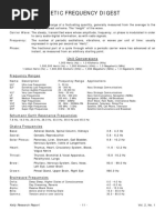 Full Brainwave Frequencies Table | PDF | Neural Oscillation | Trance