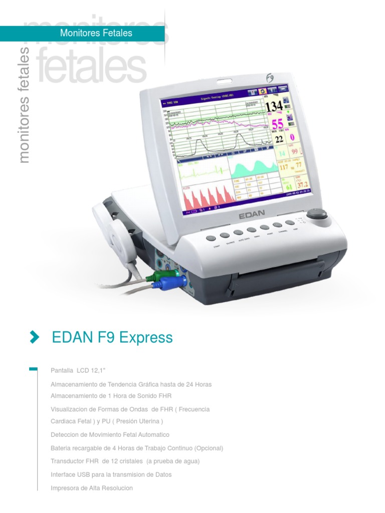91 Monitor-Edan-F9express | PDF | Ultrasonido médico | Monitor de computadora